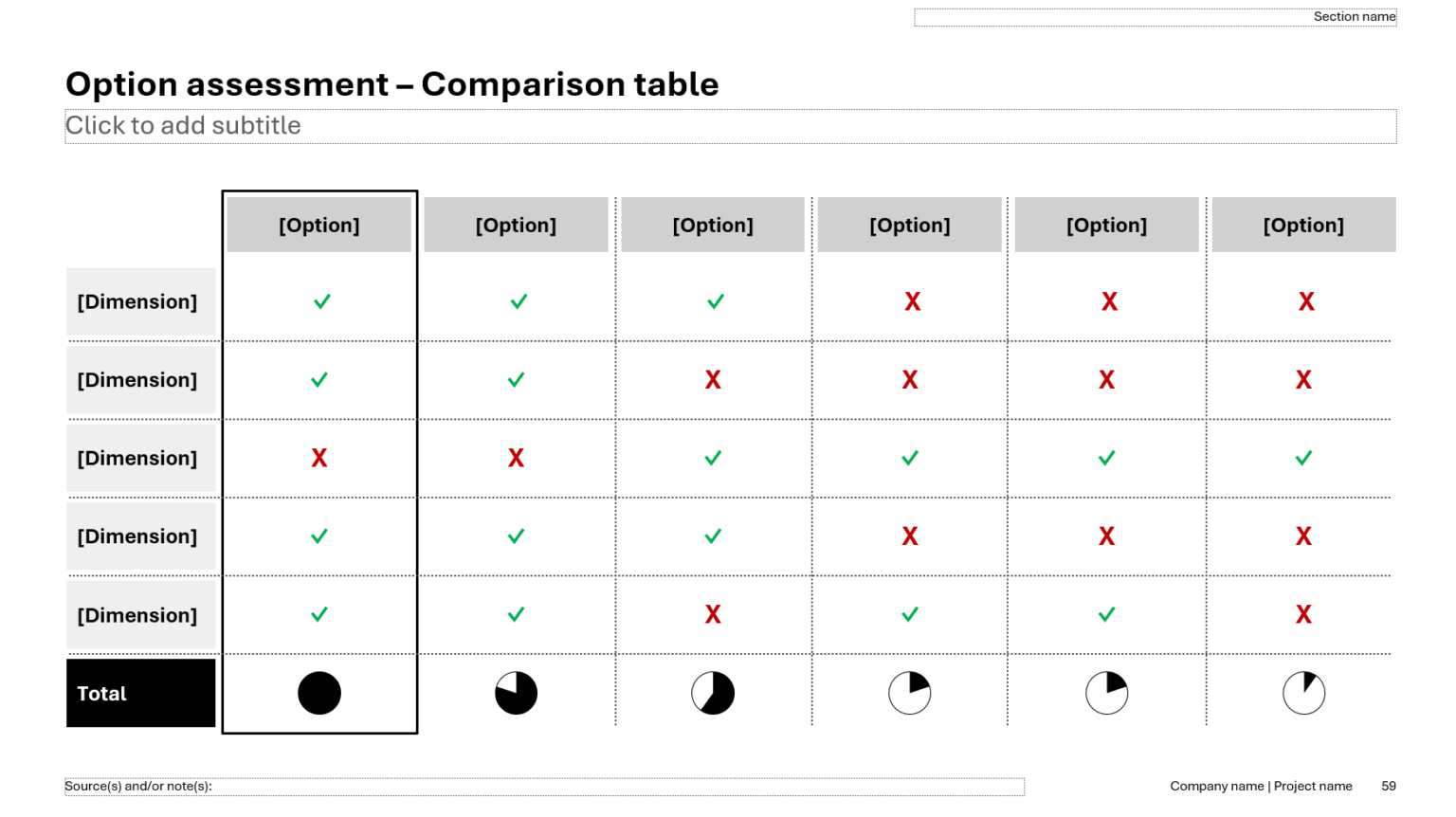 Options Evaluation Slides for Consultants – PowerTools